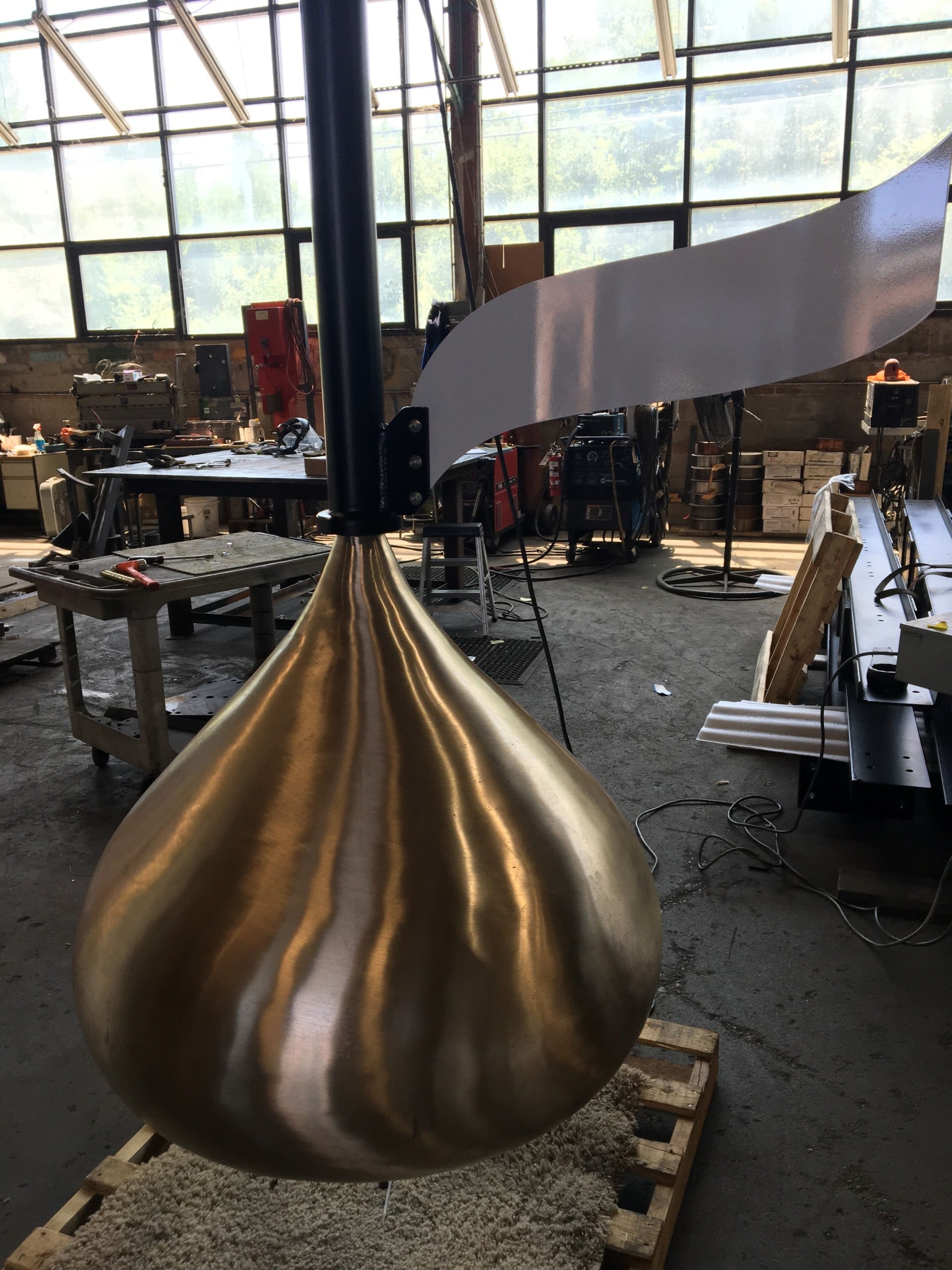 A Hershey's KISSES Bronze Bell for Hershey Park