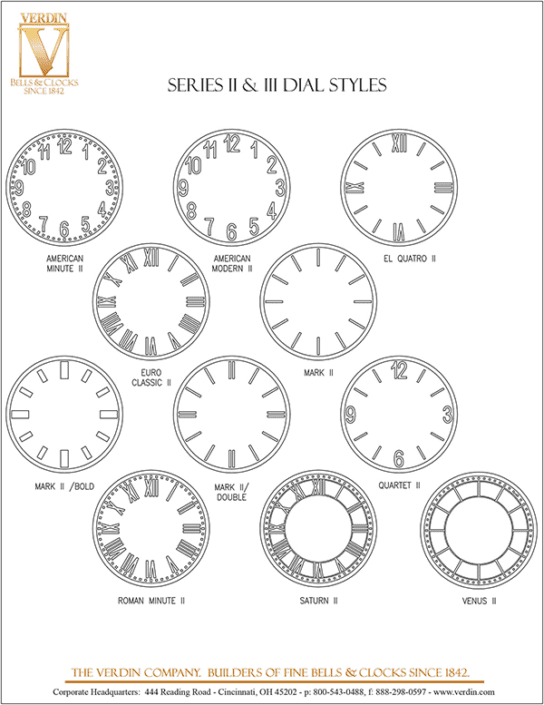 Tower Clocks - The Verdin Company